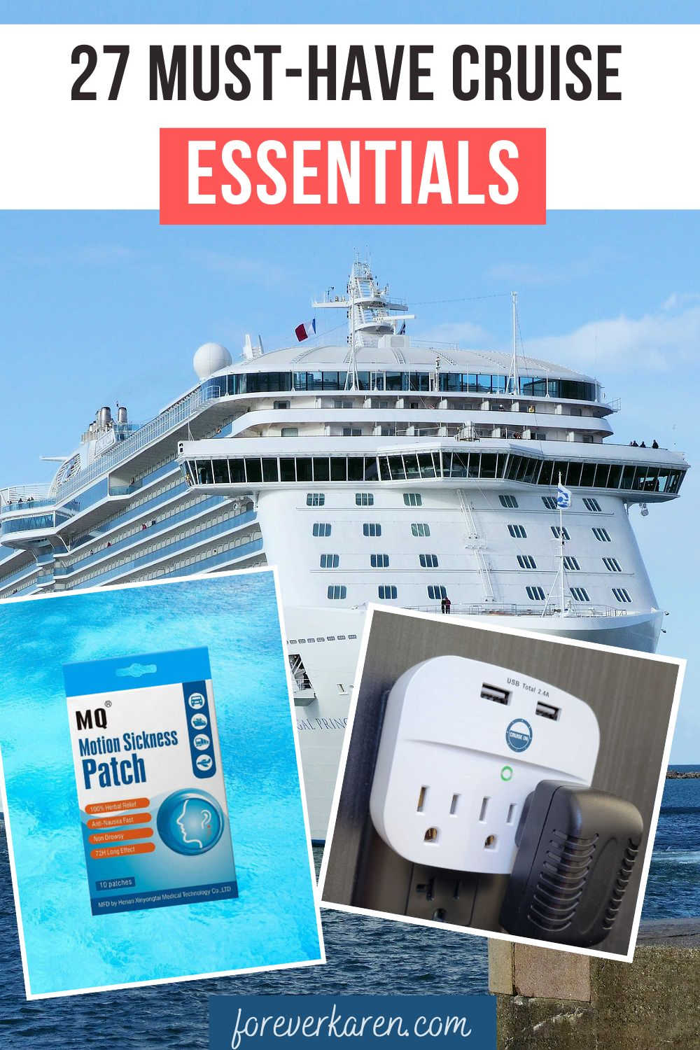 27 Must-Have Cruise Ship Essentials: Items You'll Love! - Forever Karen