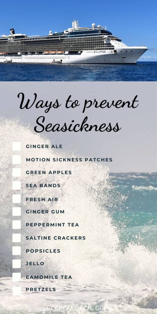 How To Prevent Seasickness When Cruising - Forever Karen