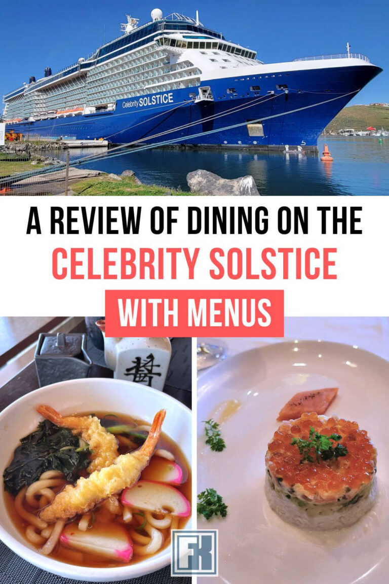 Celebrity Solstice Restaurants And Dining (With Menus) - Forever Karen