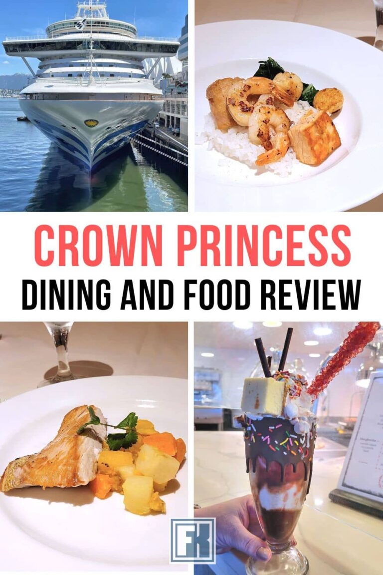 Crown Princess Dining Menus And Cruise Food Review - Forever Karen